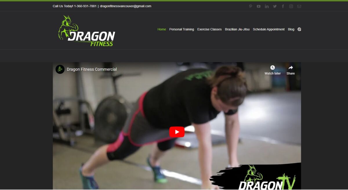 Dragon Fitness • Premium Websites, Inc.